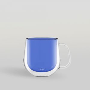 GROOVE DOUBLE WALL | COFFEE COLOR MUG FROM POSH BY OCEAN GLASS 360 ml ...